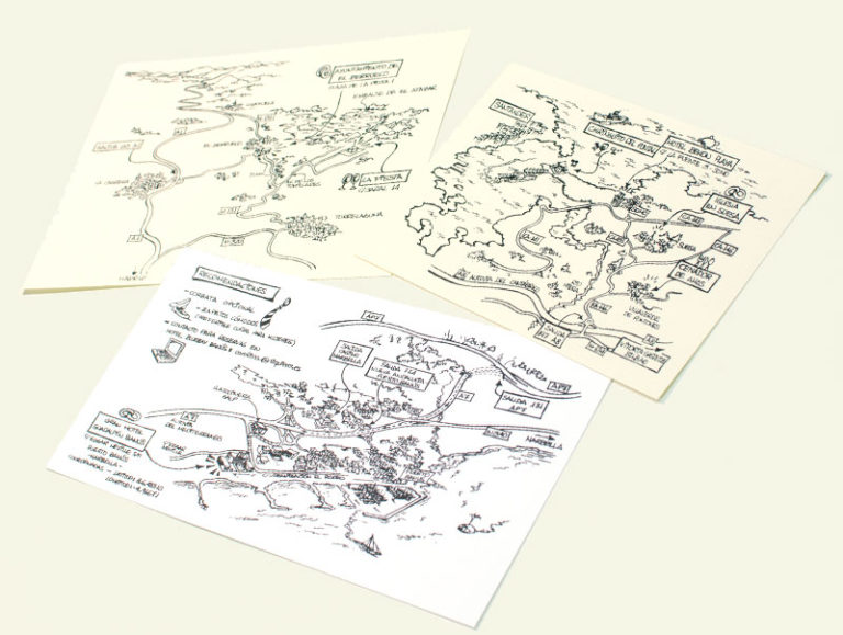 Mapas de situación – Serigrafía El Coyote